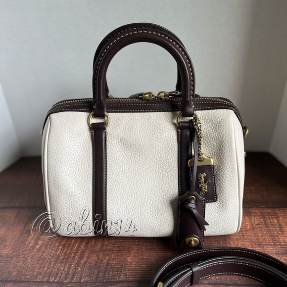 Coach | Bags | Coach Leather Ruby Satchel Top Handle Crossbody Bag ...